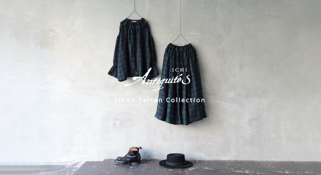 Antiquités 15日17時から発売 】Linen Tartan Collection - ichi Antiquités(イチアンティークス) | キナリノモール